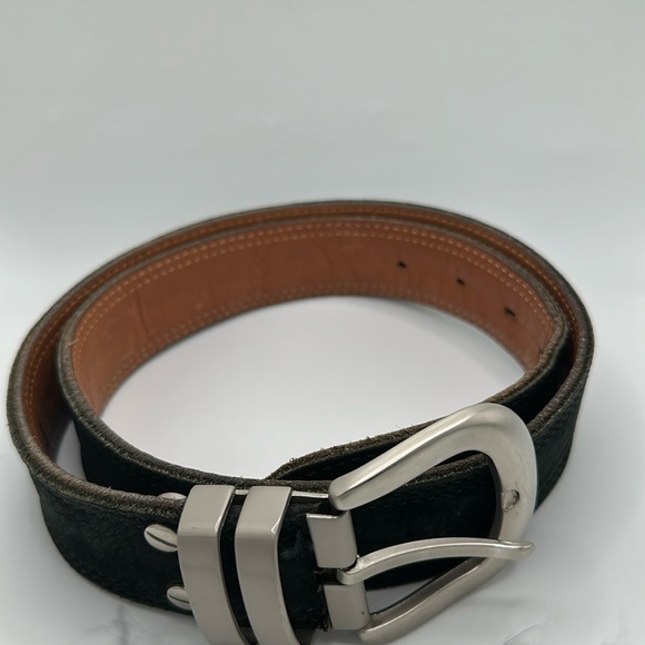 Source Unknown | Accessories | Black Leather Mens Belt Size 34 | Poshmark